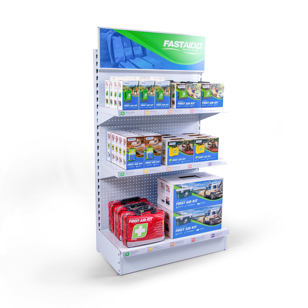 FastAid Recreation Premium Best-Sellers Display Stand
